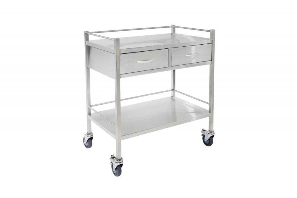 Large Double Drawer Trolley - Excel Healthcare